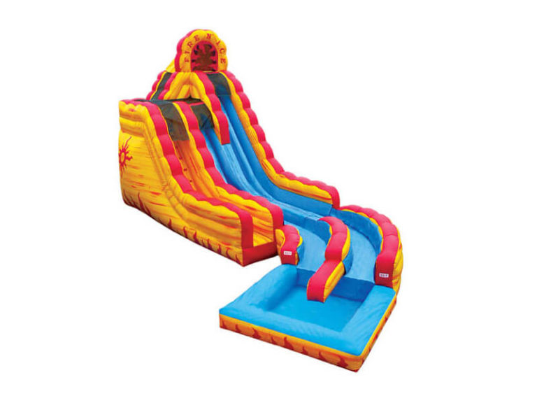 20’ Fire N Ice 2 Story inflatable Water Slide Rental